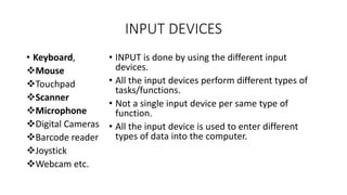 Input devices | PPTX