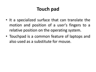 Input devices | PPT