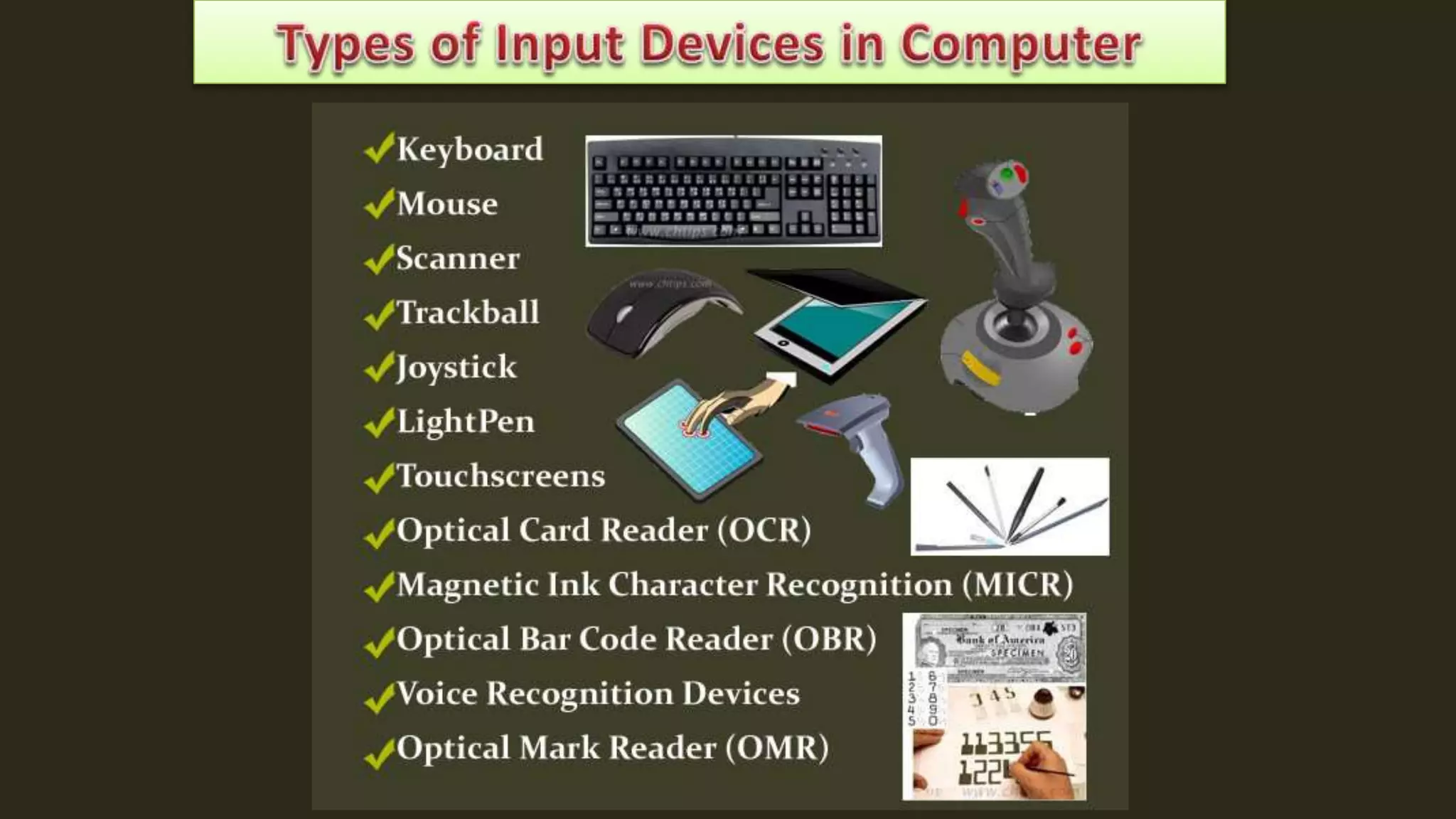 Computer Input devices | PPTX