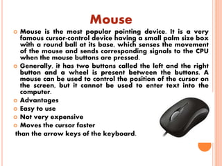 Input devices | PPT