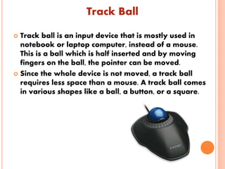 Input devices | PPT