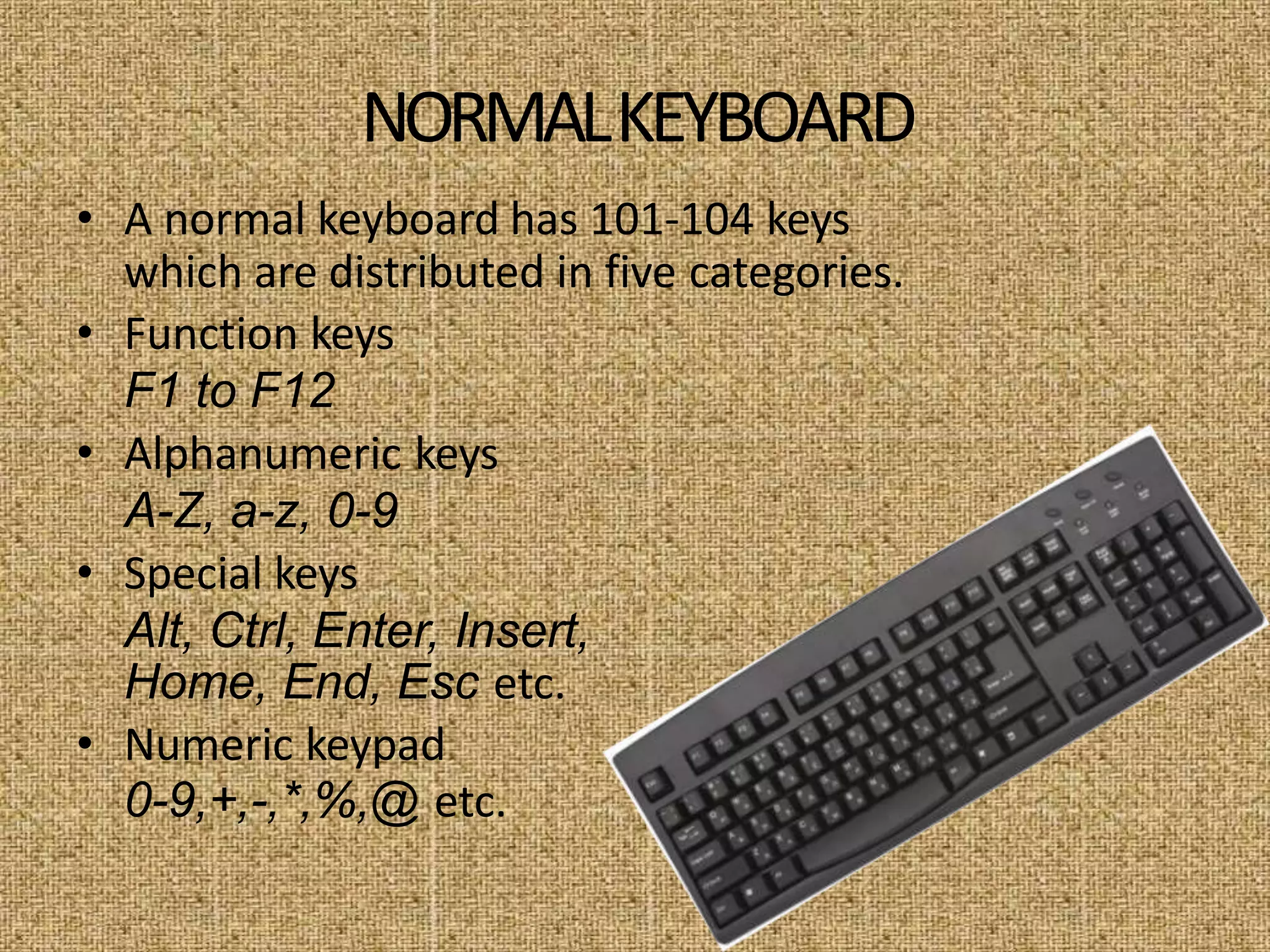 Input Devices.pptx | Computer Peripherals | Computing