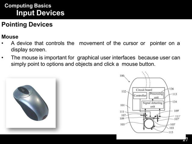 Computer system Input Devices Peripherals | PPTX