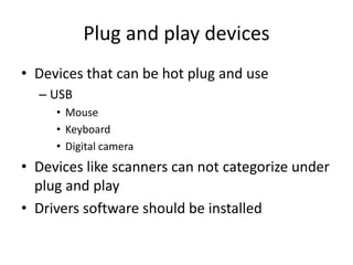 Input Devices in computers - basic knowledge | PPTX