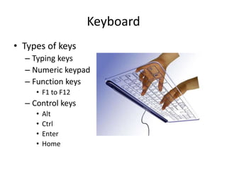 Input Devices in computers - basic knowledge | PPTX