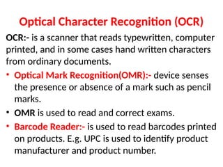 input devicesvintreoduction good theoryed | PPTX