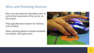 Input Devices of computer system Keyboard mouse printer | PPTX