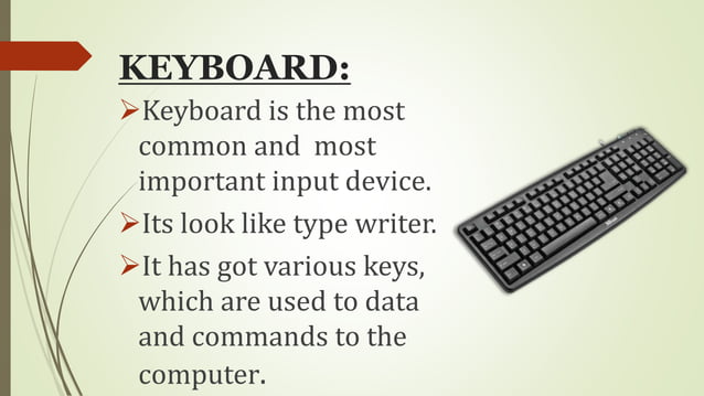 Fundamentals of computer device input output devices | PPTX | Computer Peripherals | Computing