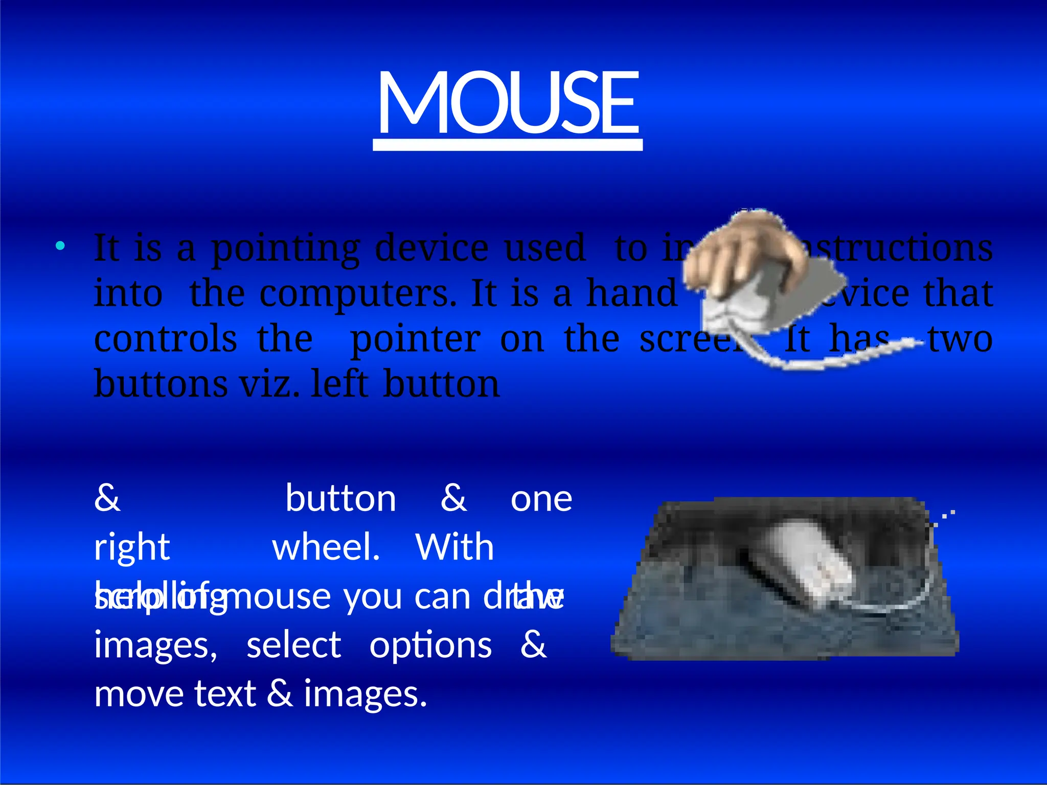 Input Devices for computer graphics Comp | PPTX