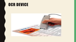 Input devices lecture 5 | PPT