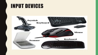 Input devices lecture 5 | PPTX