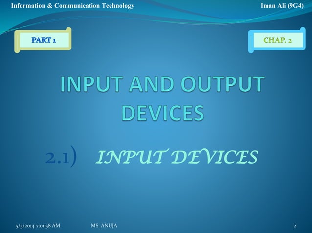 Input devices main | PPT