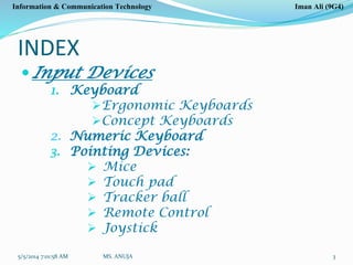 Input devices main | PPT
