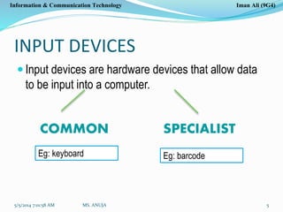 Input devices main | PPT
