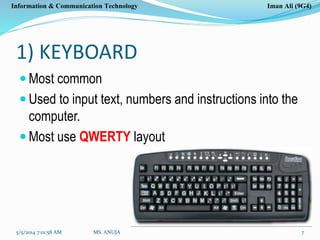 Input devices main | PPTX
