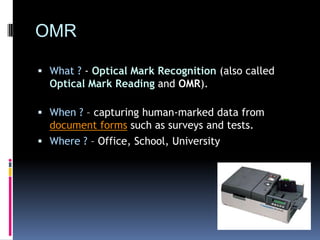 Input Devices Maprang. | PPTX