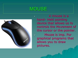 Input devices of computer | PPT