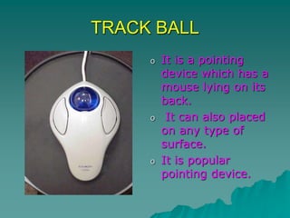 Input devices of computer | PPT