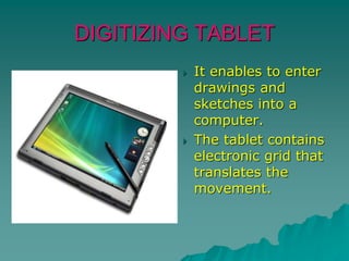 Input devices of computer | PPT