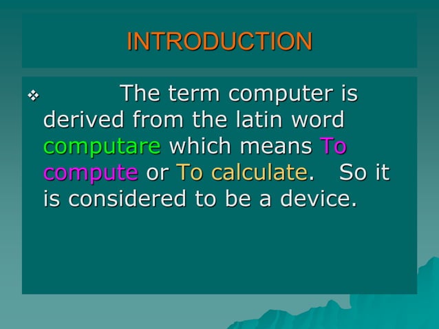 Input devices of computer | PPT