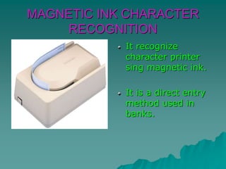 Input devices of computer | PPT