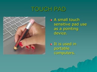 Input devices of computer | PPT