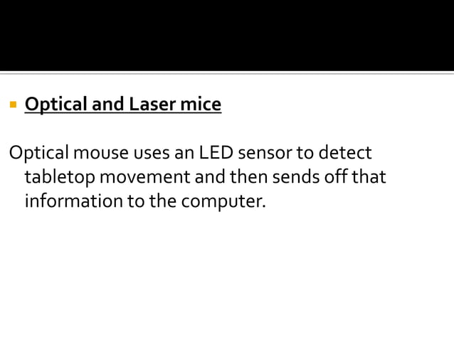 Input devise mouse | PPTX