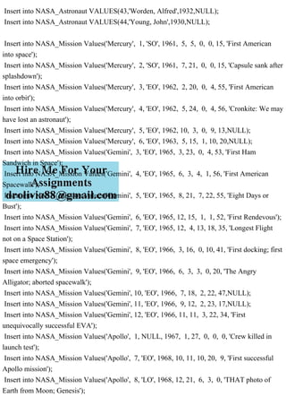 input file-- nasa.sqlDROP table NASA_Assigned; DROP table NAS.pdf