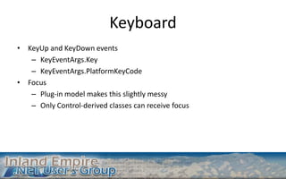 Silverlight Input Handling | PPTX
