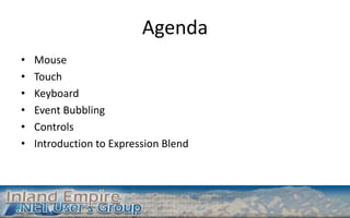 Silverlight Input Handling | PPTX