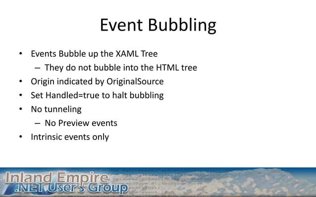 Silverlight Input Handling | PPTX