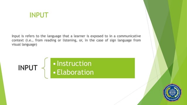 Input, interaction, and output in sla | PPTX | Education