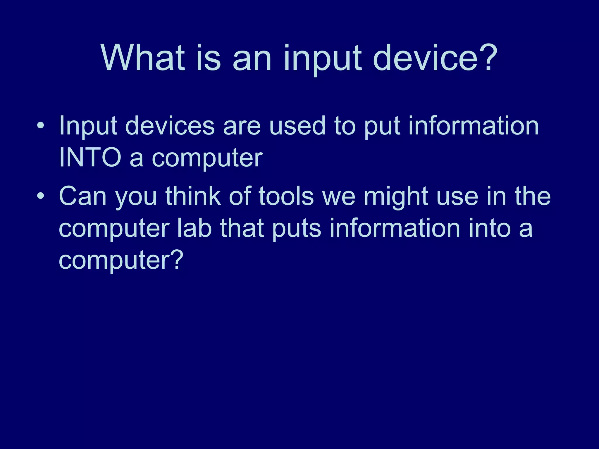 Input output | PPT