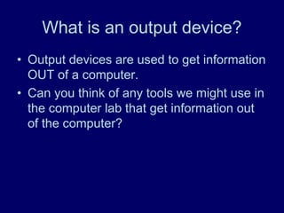 Input output | PPT