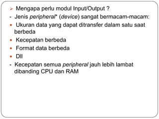Input output | PPTX