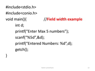 Unit 3. Input and Output | PPTX