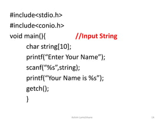 Unit 3. Input and Output | PPTX