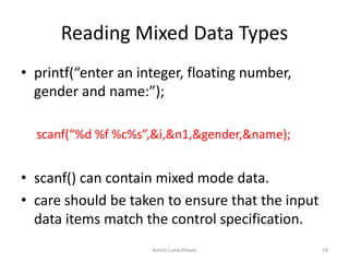 Unit 3. Input and Output | PPT