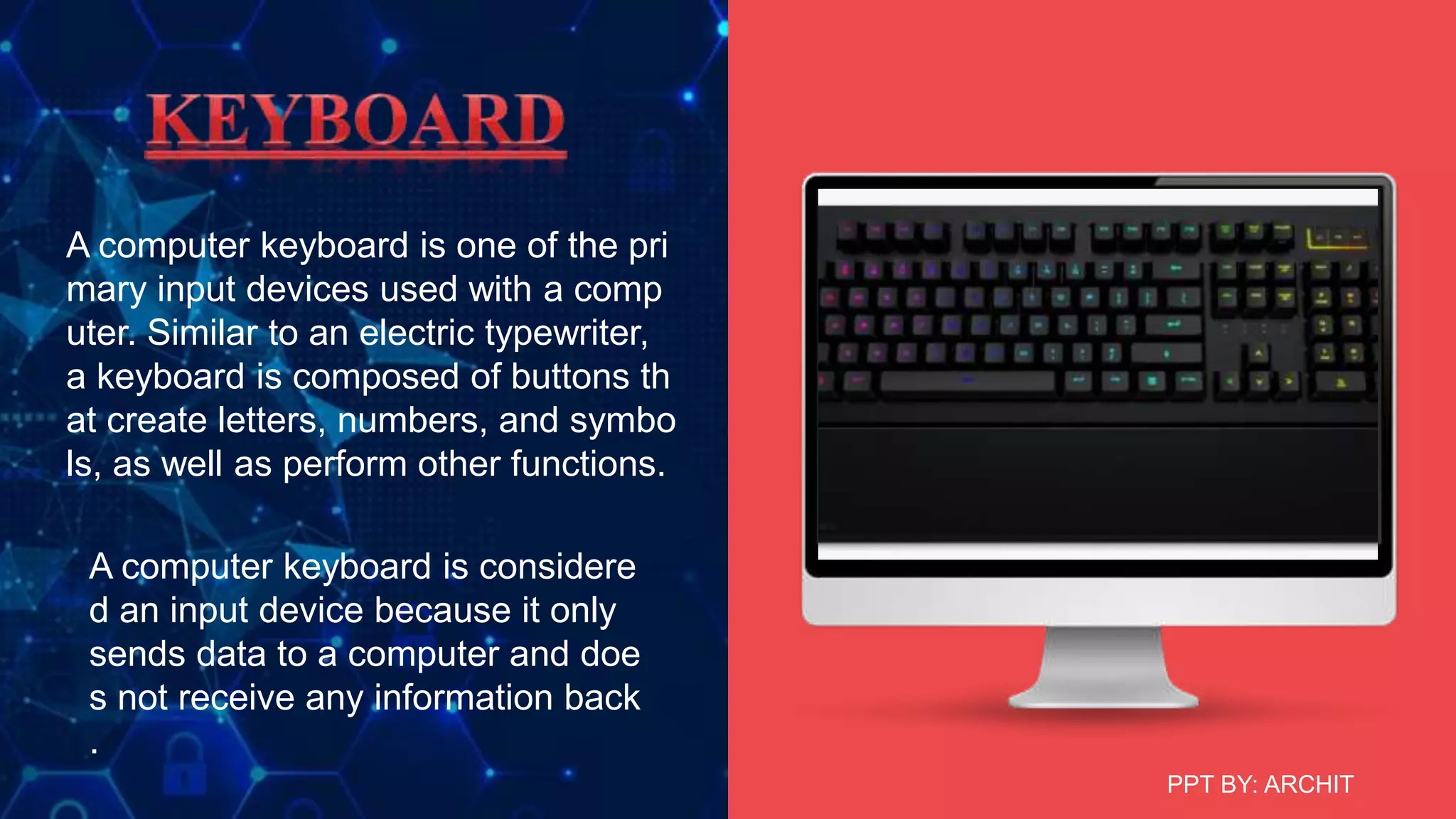 INPUT & OUTPUT DEVICES | PPTX