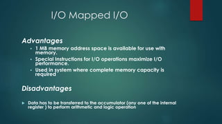 Input output accessing | PPTX | Computer Peripherals | Computing