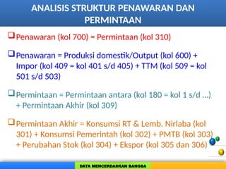 ANALISIS DESKRIPTIF PADA MODEL INPUT OUTPUT.ppt