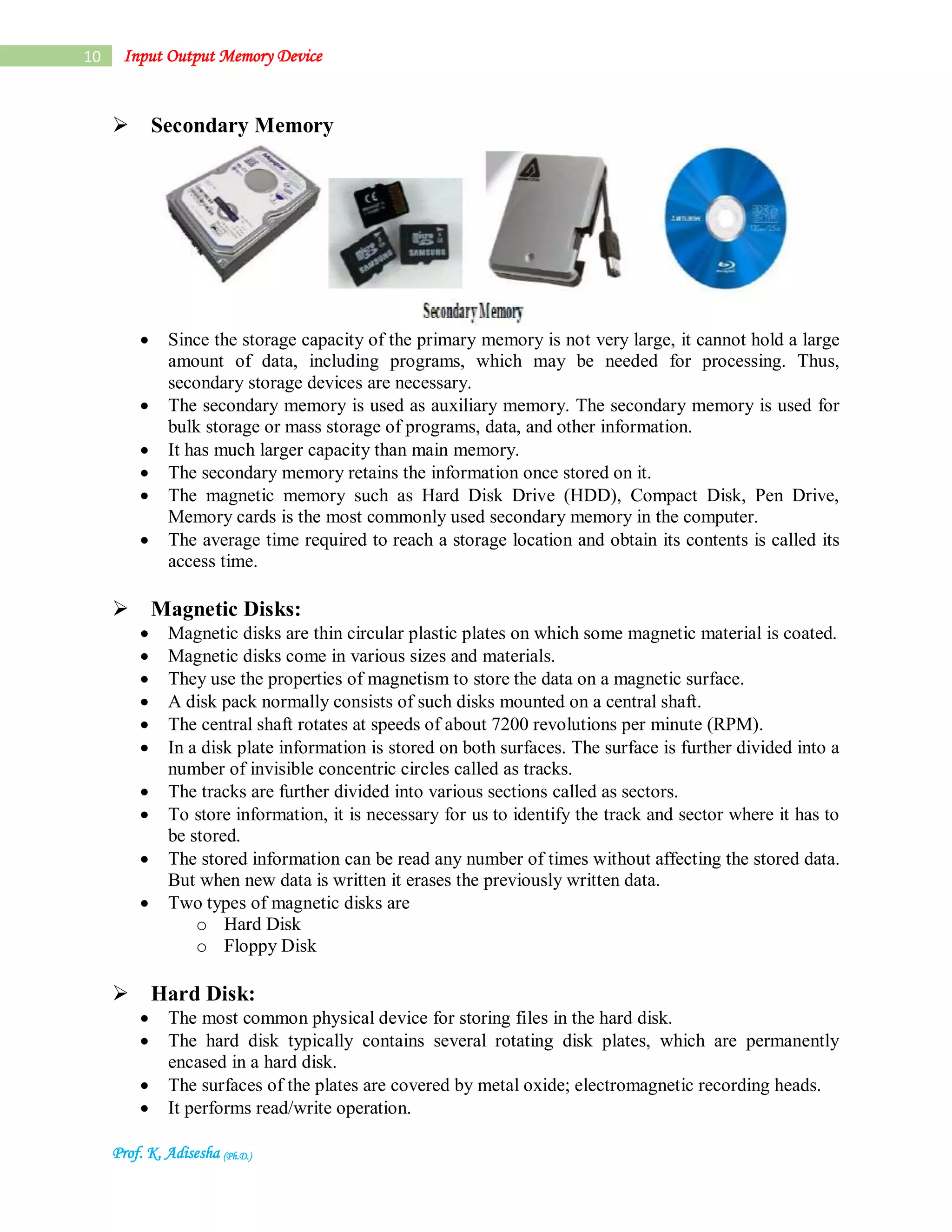 Input Output Device Pdf