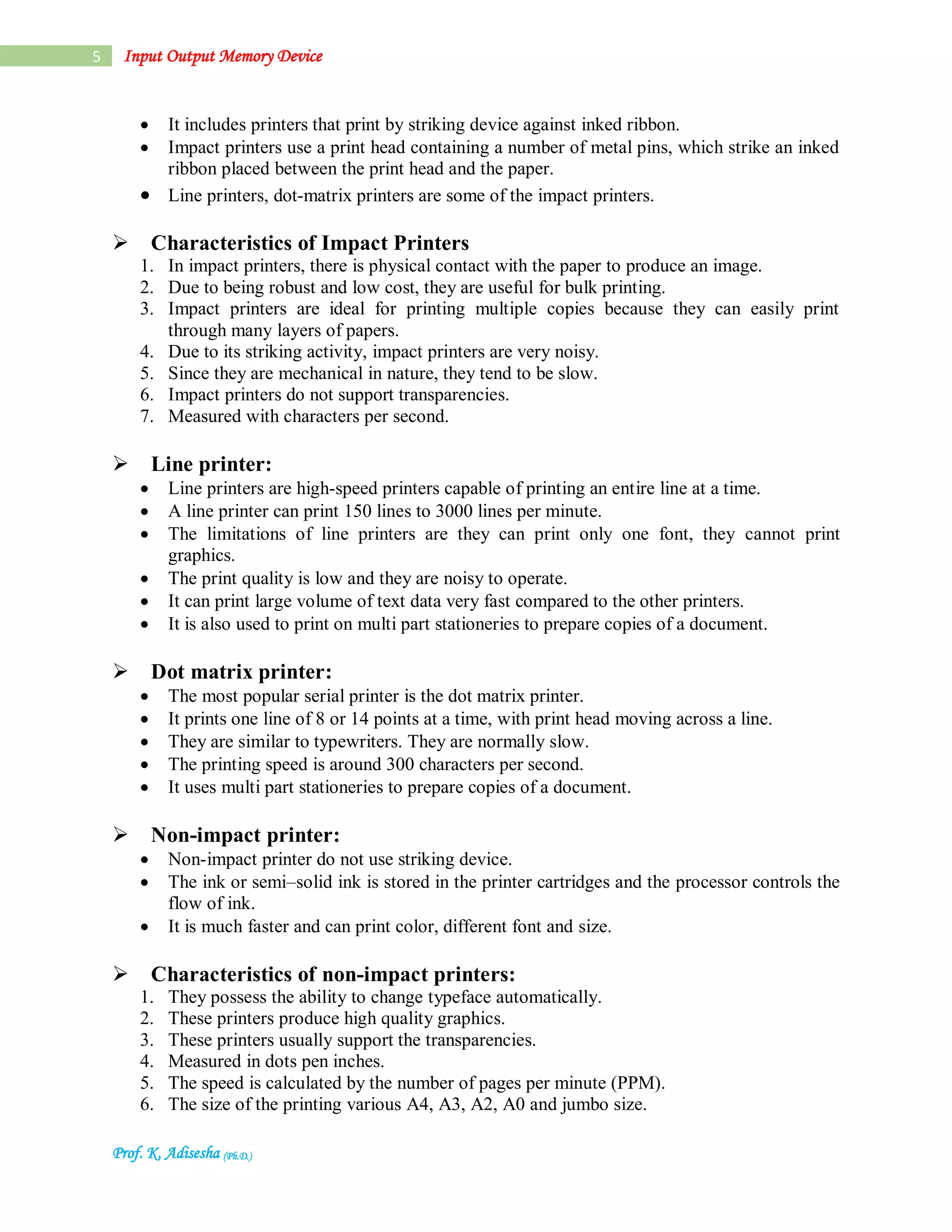 Input output device | PDF