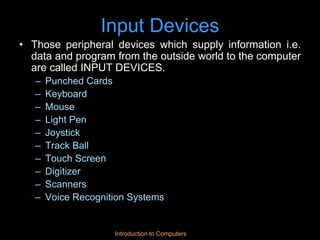 Input output device | PPT