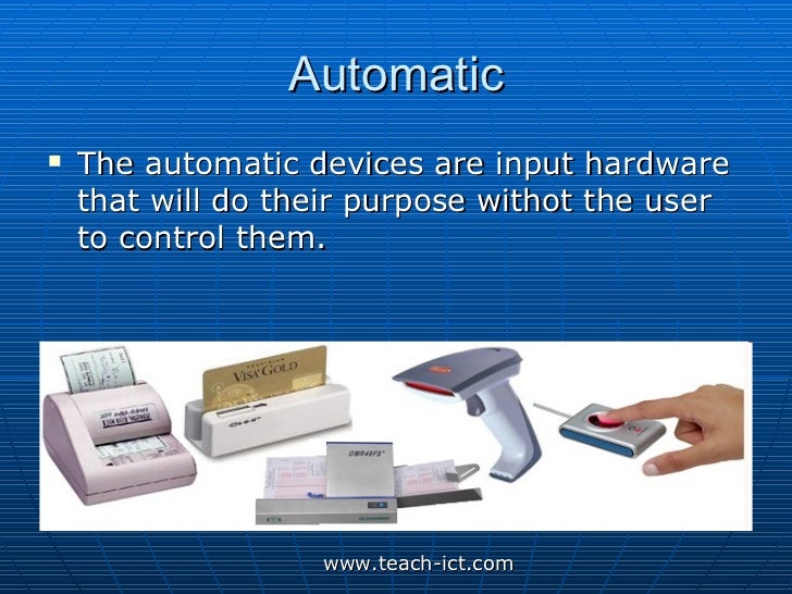 Input & output devices