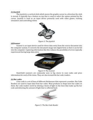 Input output devices | PDF