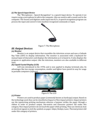 Input output devices | PDF