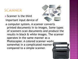 Input output devices (saniya shaikh) | PPTX