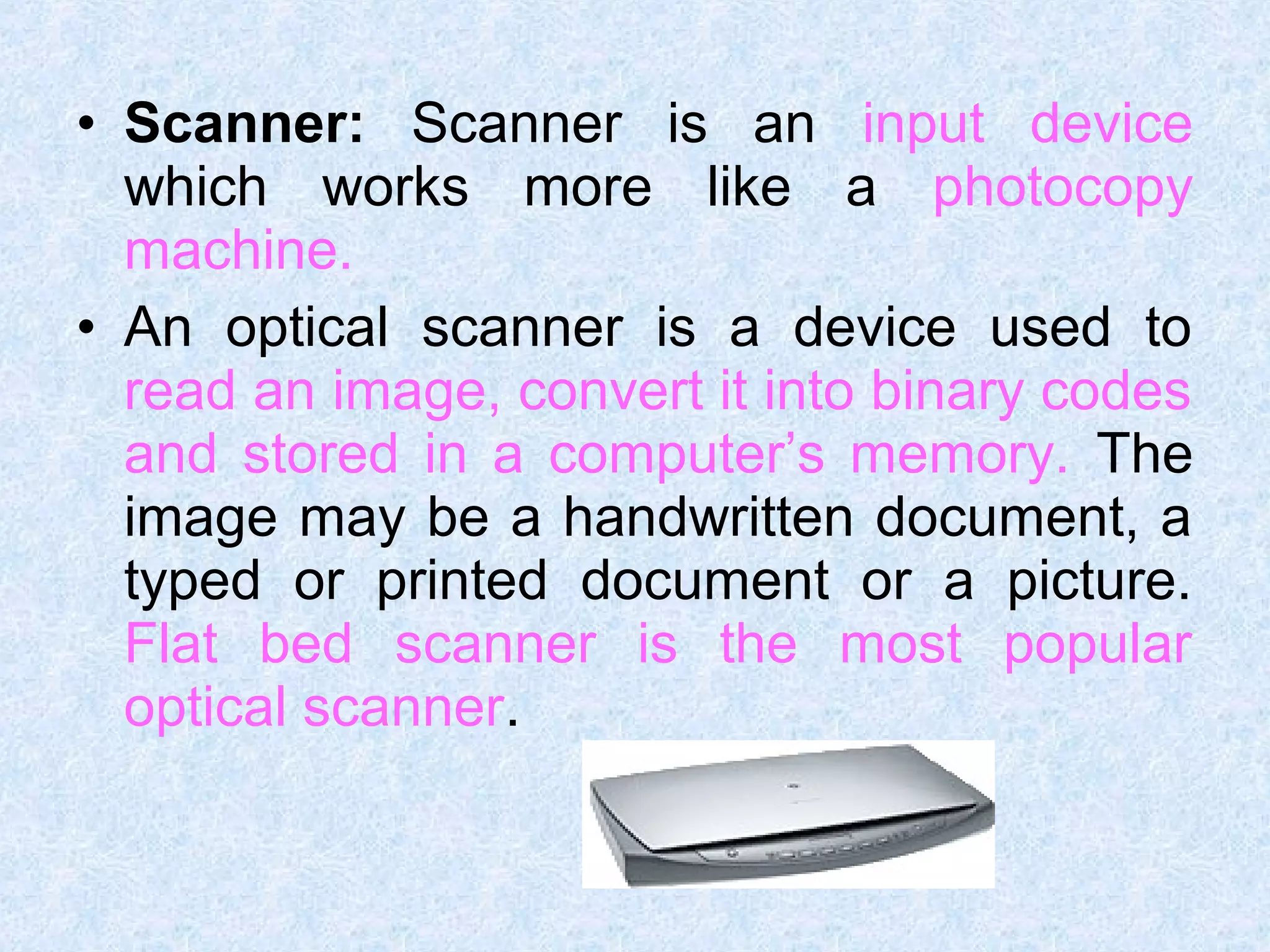 Input output devices | PPT