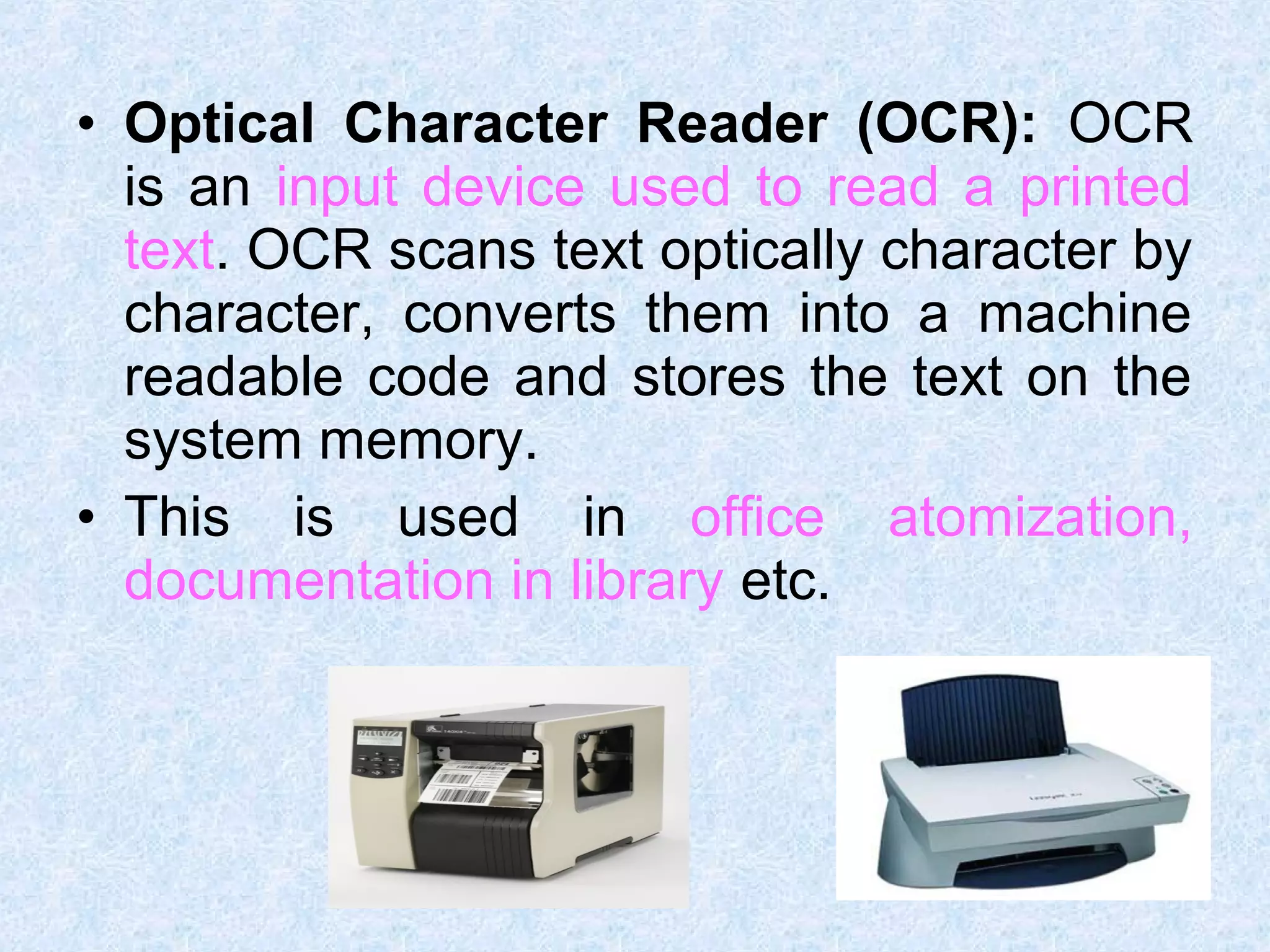 Input output devices | PPT